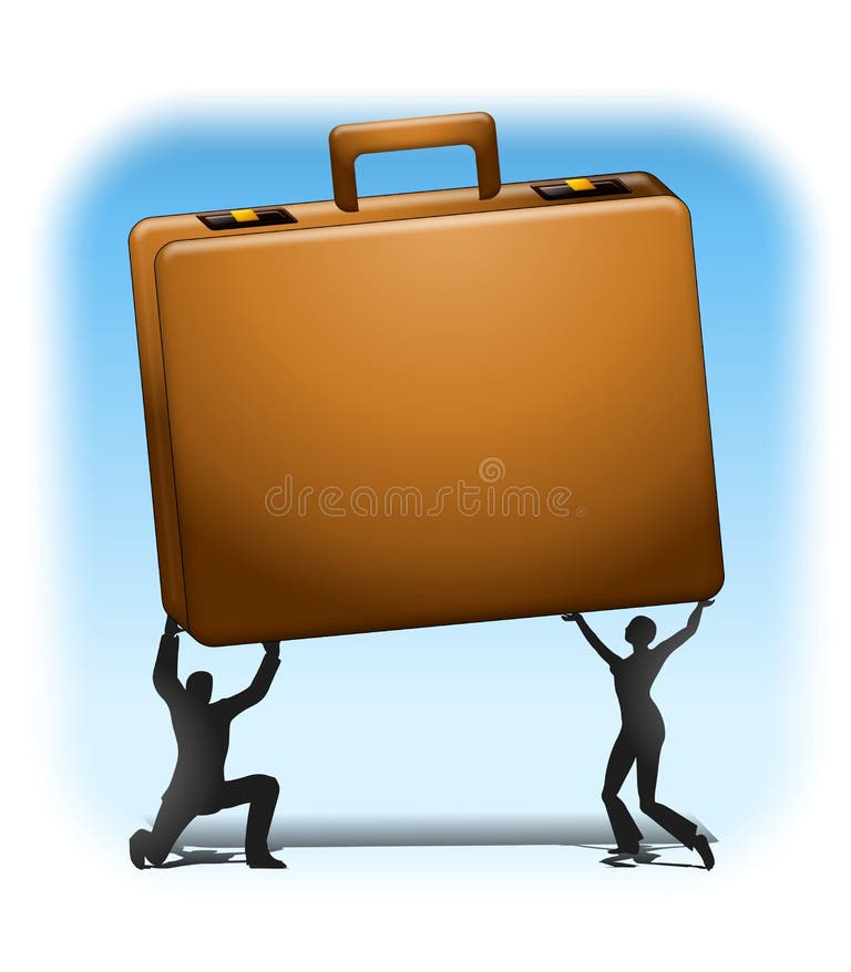Business Man Carrying Burden Stock Illustrations – 623 Business Man ...