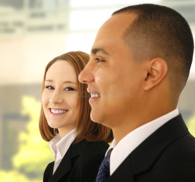 Business Team Smiling stock photo. Image of light, businesspeople - 5017124