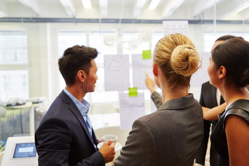 Business Team in Strategy Workshop Stock Image - Image of consultant ...