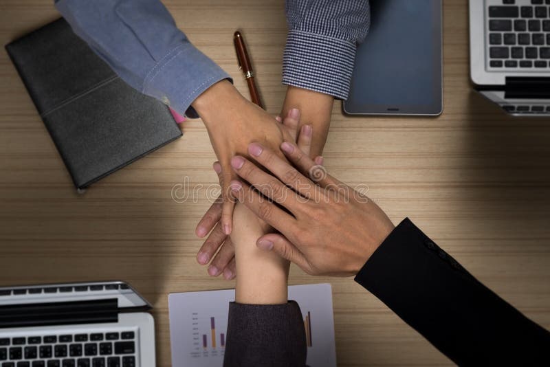 Business Team Teamwork Partnership Together Concept Stock Photo - Image ...