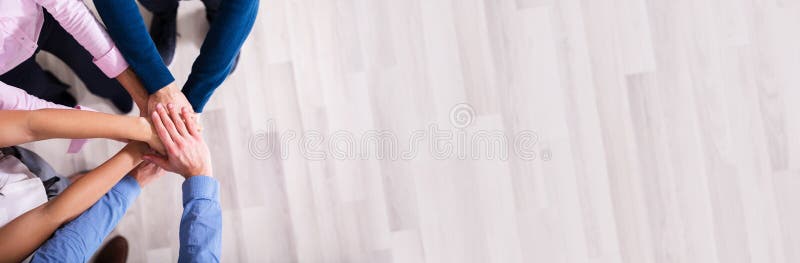 Business Team Together Making Hand Stack Stock Photo - Image of copy ...