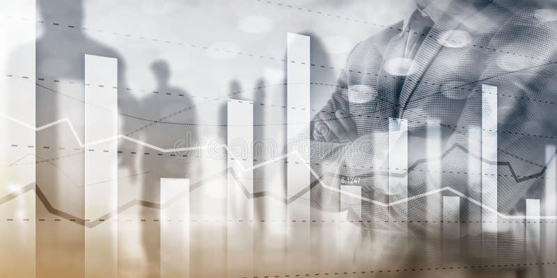 Business Team Traders Investment Planning and Analyzing Graph Stock ...