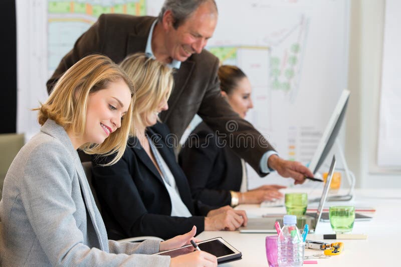Group of Young Adults in a Training Course Stock Image - Image of ...
