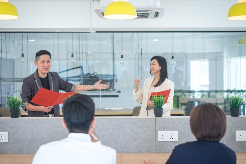 Business Team Training in Progress Stock Image - Image of leadership ...