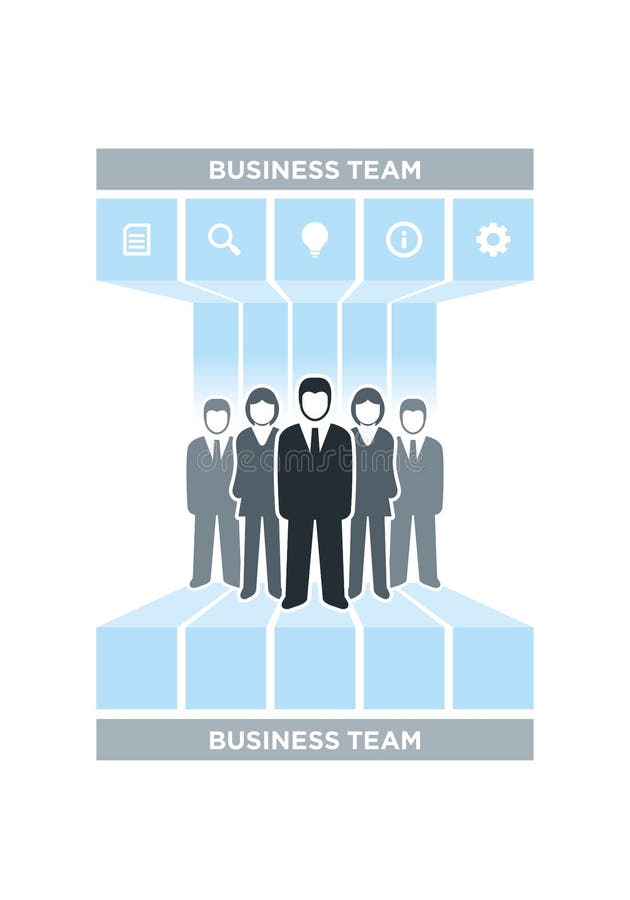 Business Team stock vector. Illustration of female, boss - 41561926