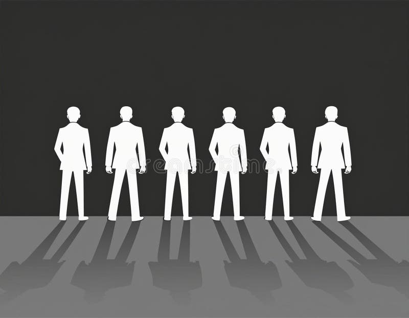 Business Team Vision Future-oriented Teamwork Stock Illustration ...