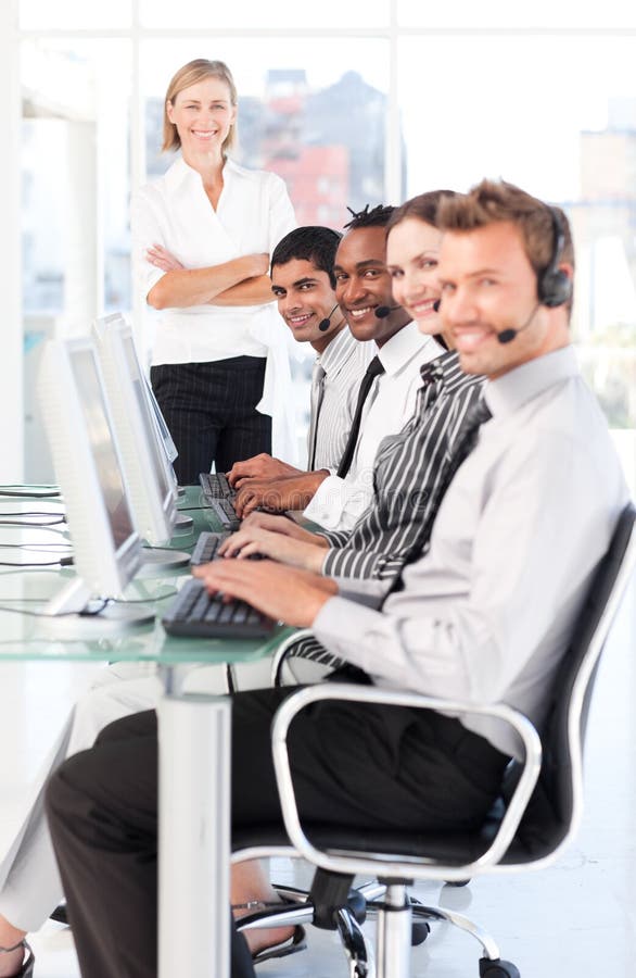 Business team at work stock photo. Image of happiness - 9344372