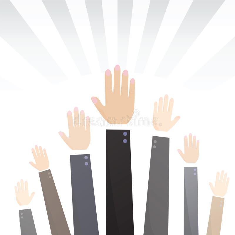 Business Team Work Concept stock vector. Illustration of hand - 55490975