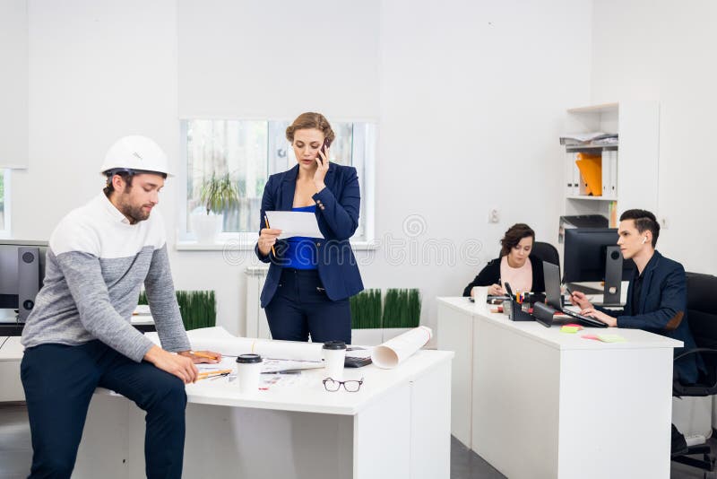 Business Team at Work, Everyone Doing Their Job Stock Photo - Image of ...