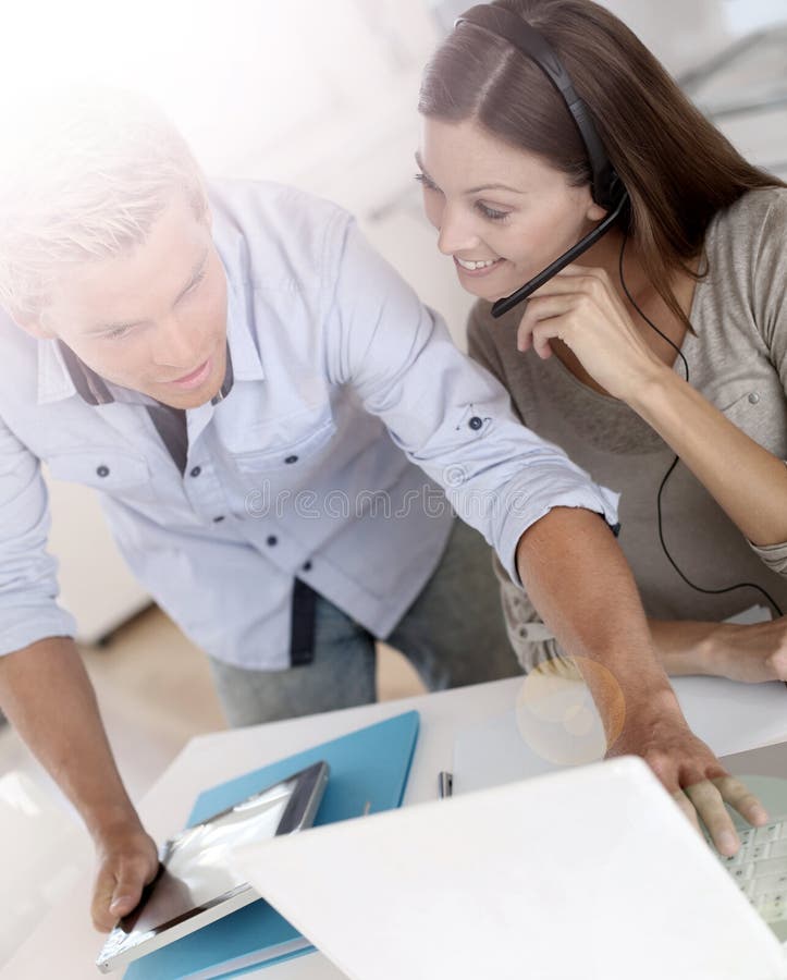 Business Team Working on Commercial Prospection Stock Photo - Image of ...