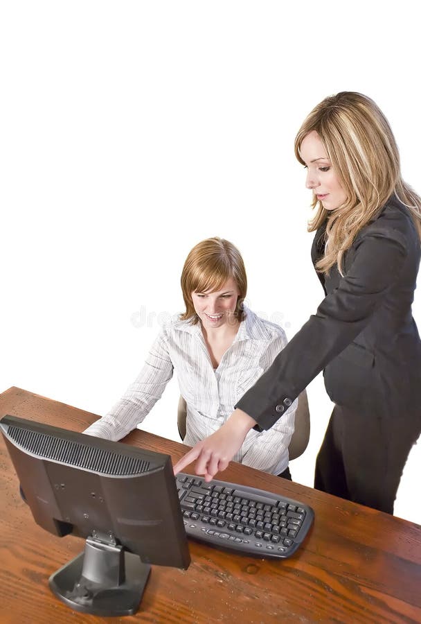 Business Team Working on Computer Stock Photo - Image of team, modern ...