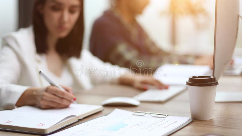 Business Team Working on a Laptop Computer. Stock Video - Video of ...