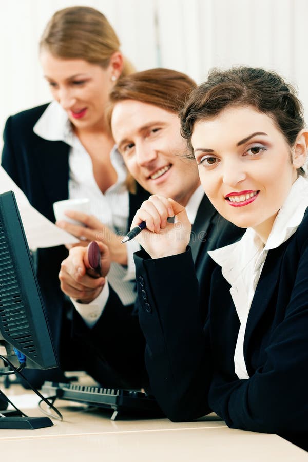 Business Team Working at Office Stock Photo - Image of communication ...