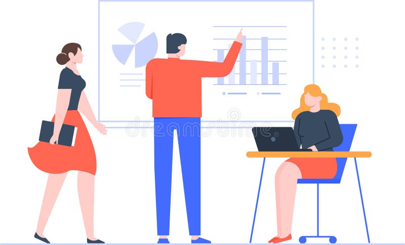 Business Team Working Together Analyzing Graphs and Charts during a ...