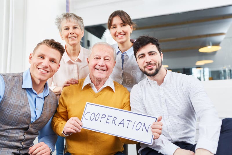 Workshop for Cooperation and Team Building Stock Image - Image of smile ...