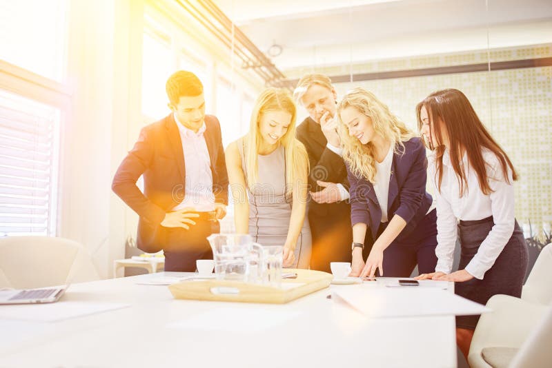 Business Team in a Workshop Stock Photo - Image of explain, team: 93422278