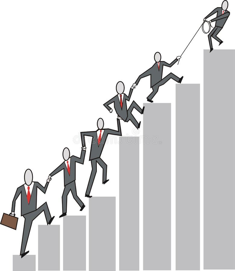 Teamwork Success Cartoon