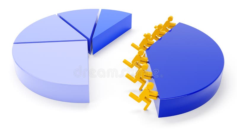 Business teamwork concept stock illustration. Illustration of data ...