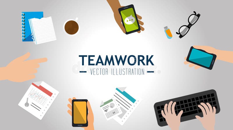 Business Teamwork Development Stock Vector - Illustration of ...