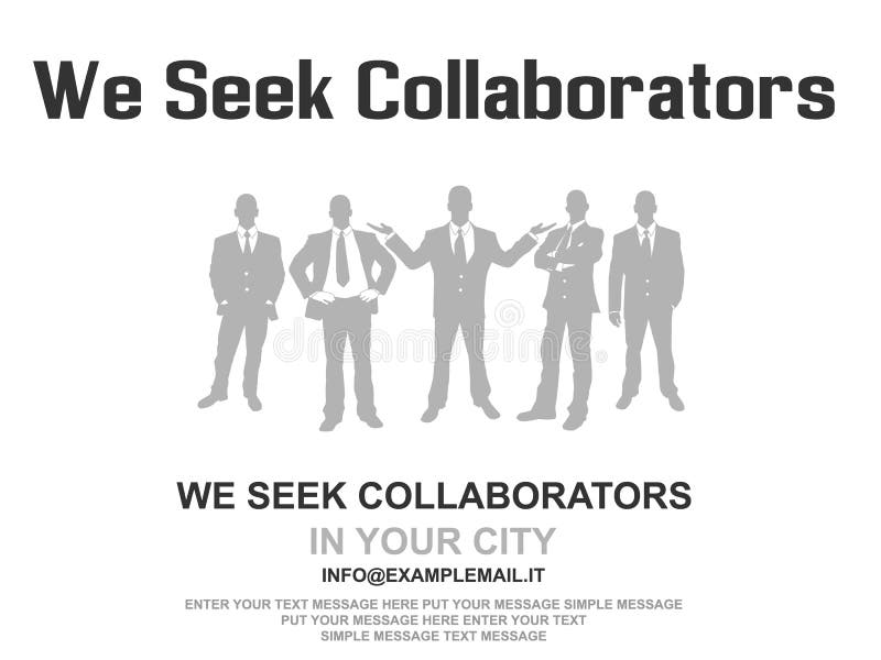 Business Teamwork Flyer Poster Design Background Grey Stock Vector ...