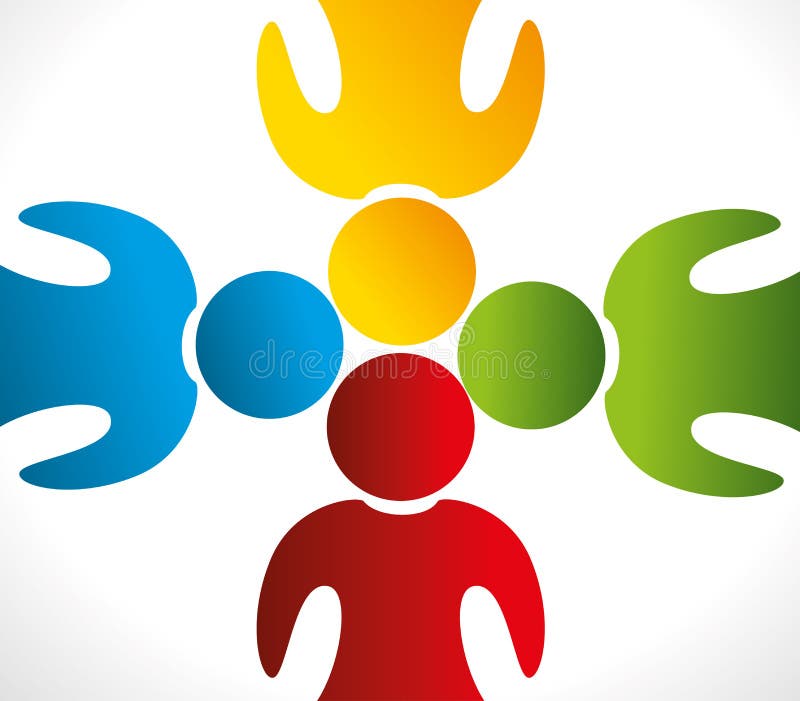 Business teamwork graphic stock illustration. Illustration of teamwork ...
