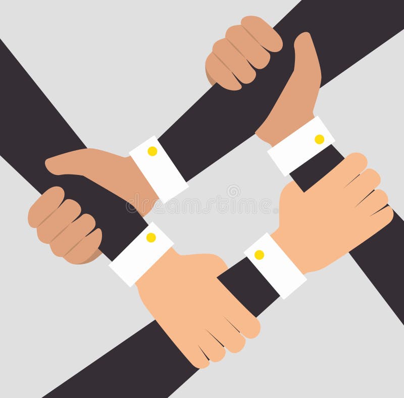 Business teamwork graphic stock illustration. Illustration of people ...