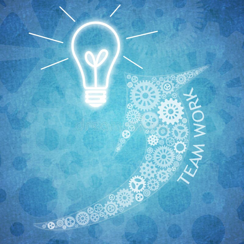 Business Teamwork and Innovation Stock Illustration - Illustration of ...