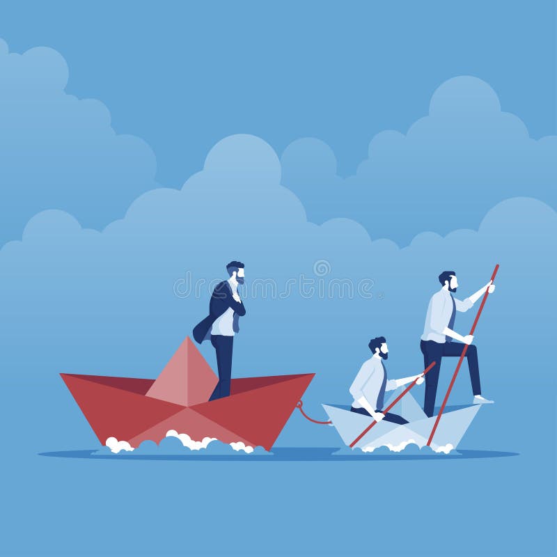 Concept of Teamwork-pass Over and Continuation Stock Vector ...