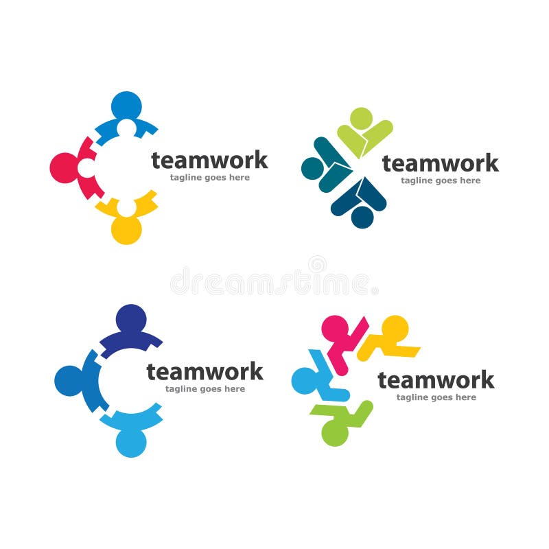 Business Teamwork Vector Icon Stock Vector - Illustration of symbol ...