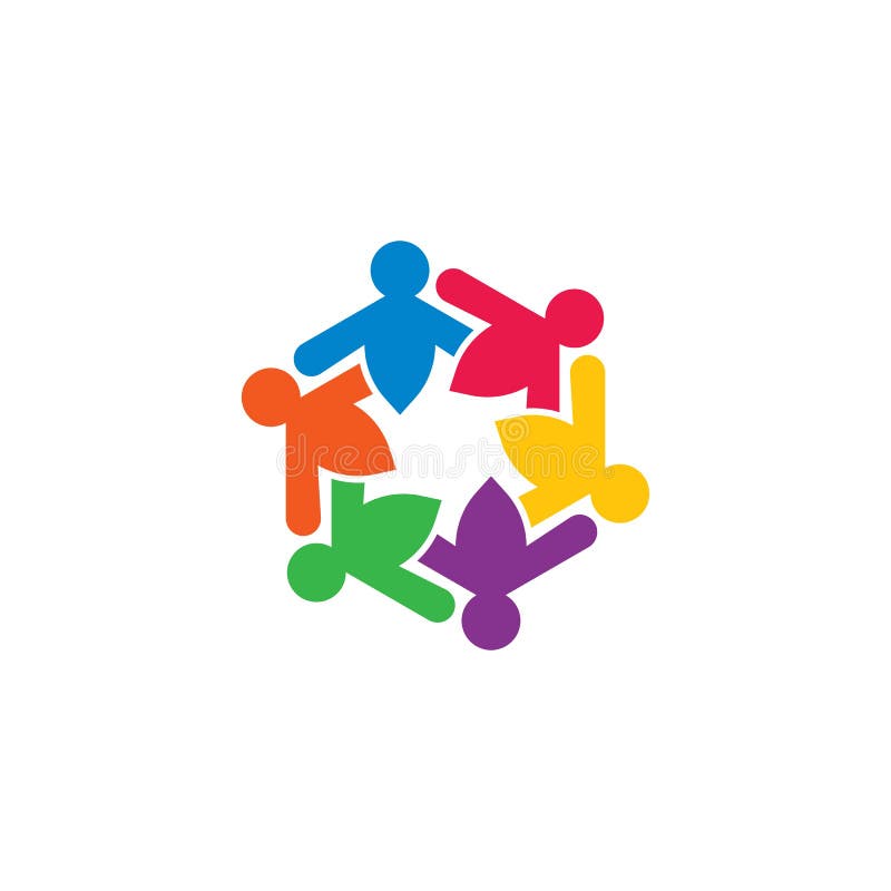 Business Teamwork Vector Icon Stock Vector - Illustration of flat ...