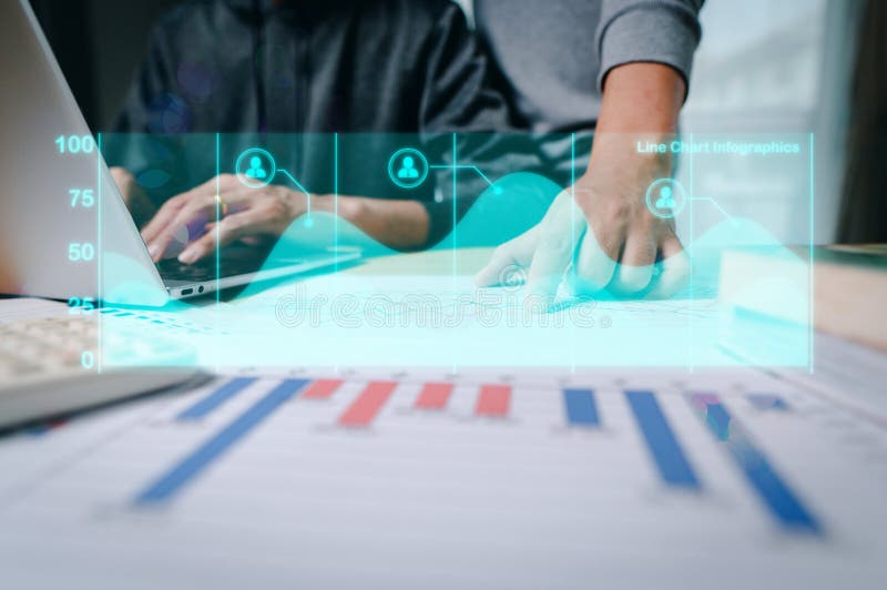 Business Teamwork and Working on Digital Tablet. Concept of Digital ...