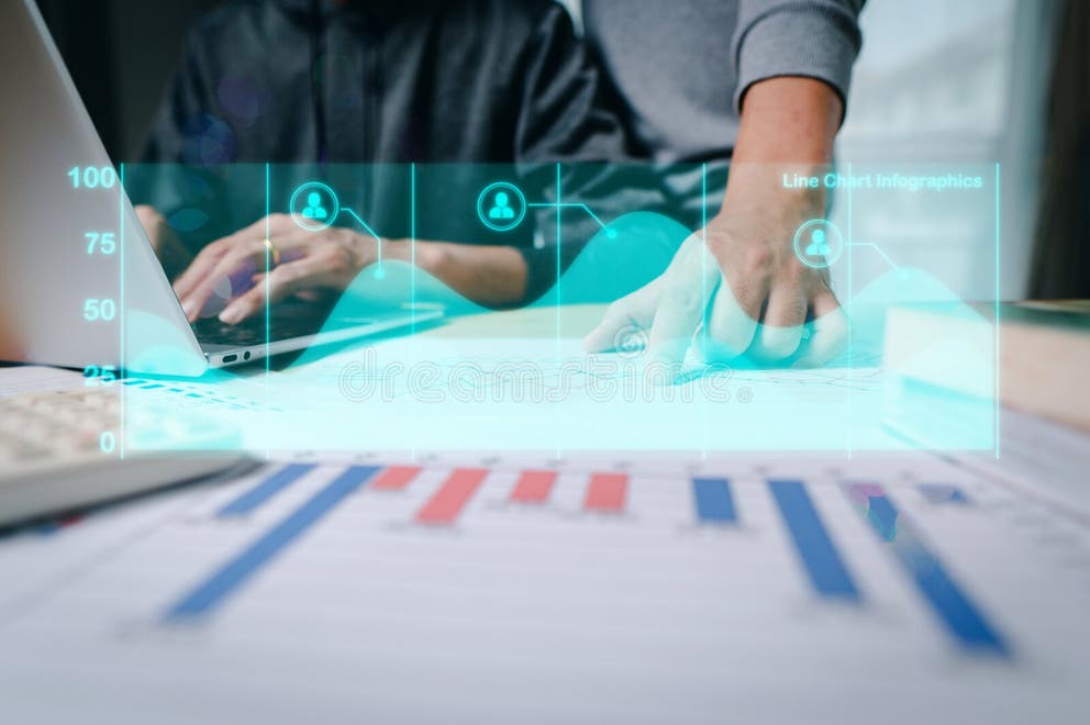 Business Teamwork and Working on Digital Tablet. Concept of Digital ...