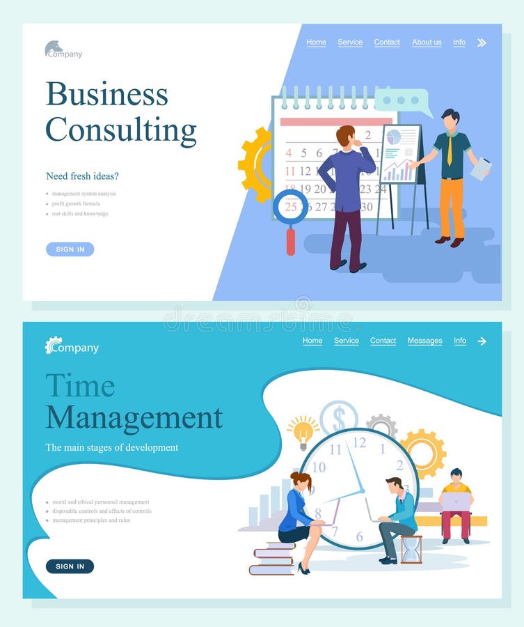 Strategy and consulting stock illustration. Illustration of business ...