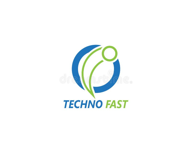 Business Techno Logo Vector Template Stock Vector - Illustration of ...