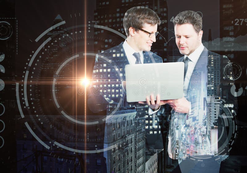 Business Technologies and Communications Stock Illustration ...