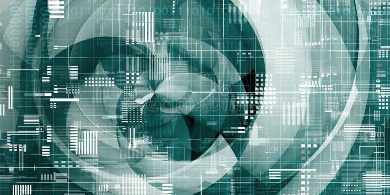 Business Technology stock illustration. Illustration of analytics ...