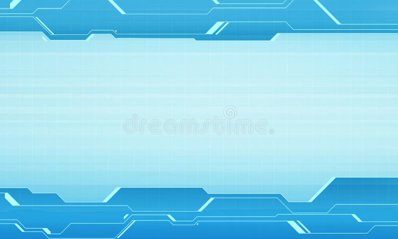 Business Technology Blue Virtual User Interface Banner Stock ...