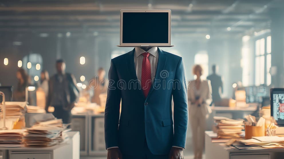 Business Technology Innovation in Modern Office Workspace Stock Photo ...