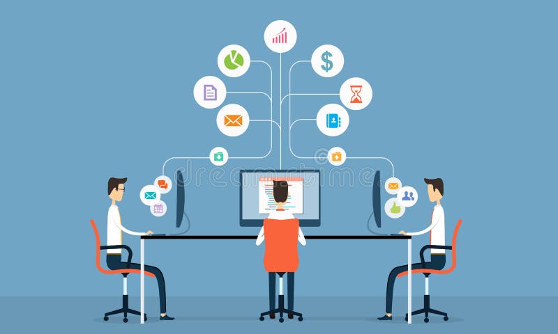 Business Technology Internet Communication Connection Concept Stock ...