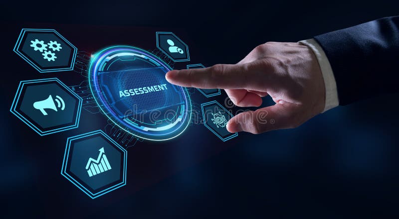 Business, Technology, Internet and Network Concept. Assessment Analysis ...