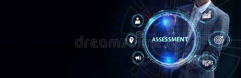 Business, Technology, Internet and Network Concept. Assessment Analysis ...