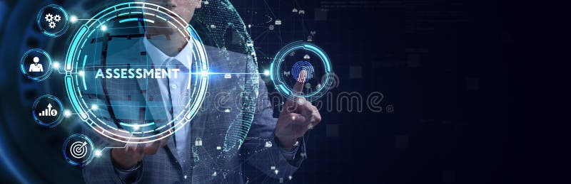 Business, Technology, Internet and Network Concept. Assessment Analysis ...