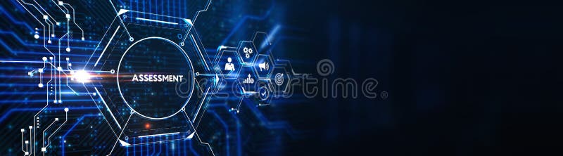 Business, Technology, Internet and Network Concept. Assessment Analysis ...