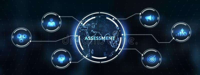 Business, Technology, Internet and Network Concept. Assessment Analysis ...