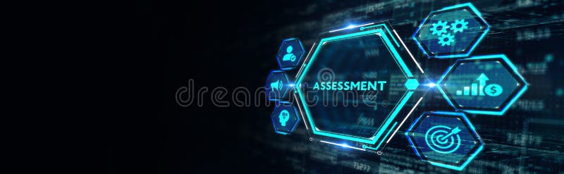 Business, Technology, Internet and Network Concept. Assessment Analysis ...