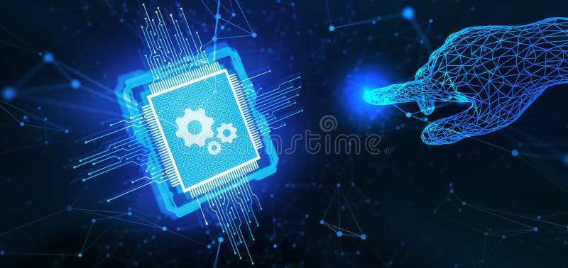 Business, Technology, Internet and Network Concept. Automation Software ...