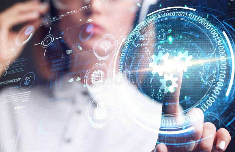 Business, Technology, Internet and Network Concept. Automation Software ...