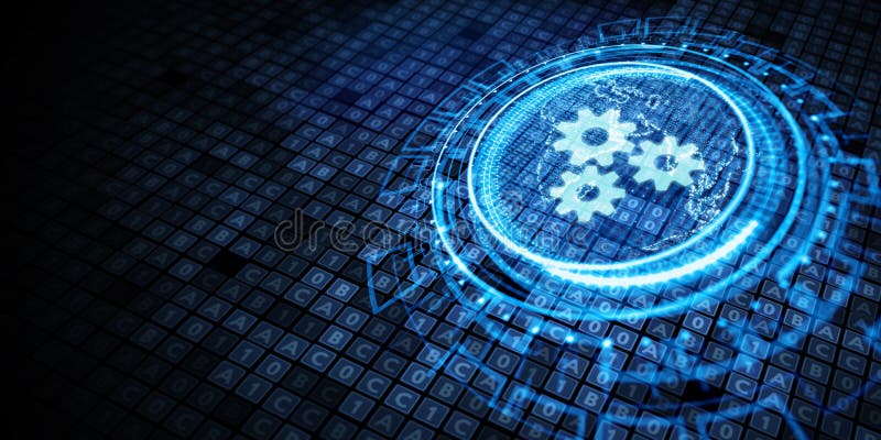 Business, Technology, Internet and Network Concept. Automation Software ...