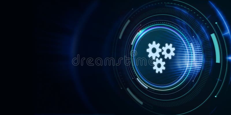 Business, Technology, Internet and Network Concept. Automation Software ...