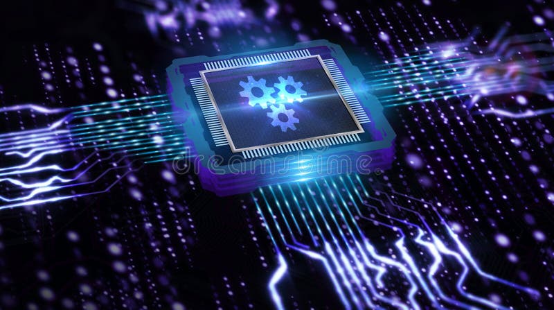 Business, Technology, Internet and Network Concept. Automation Software ...